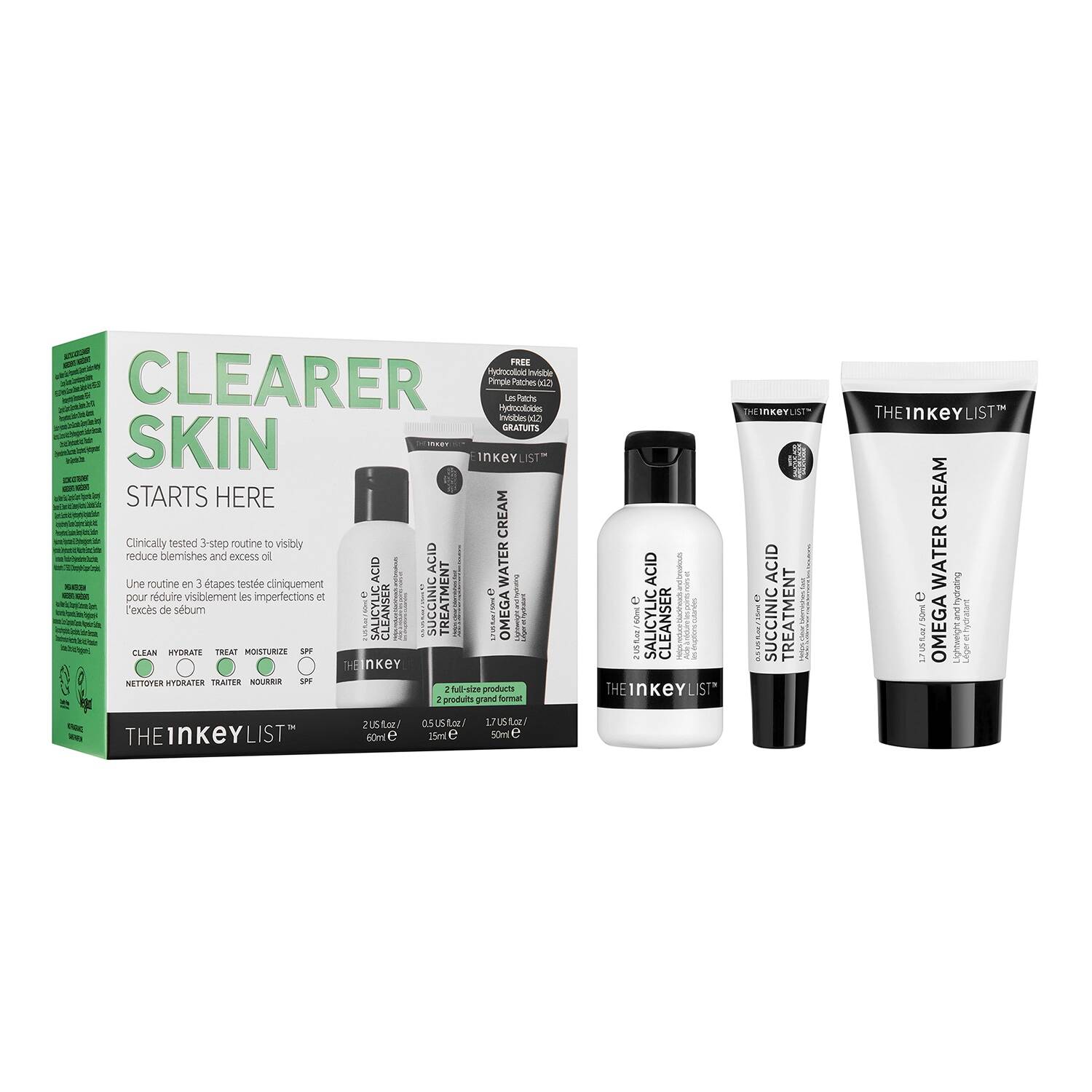THE INKEY LIST Clearer Skin Starts Here Set | SEPHORA UK