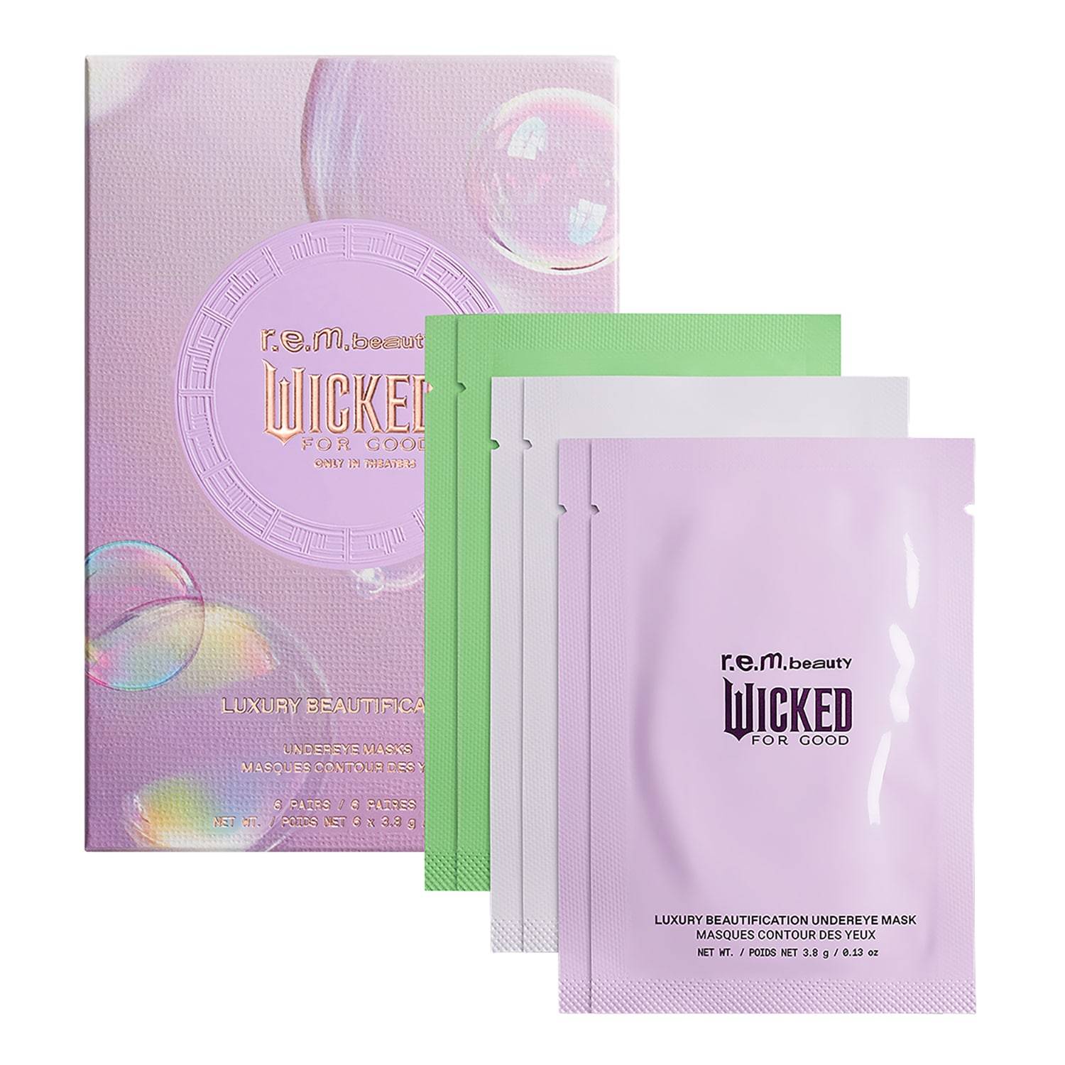 r.e.m.beauty Wicked: For Good Luxury Beautification Undereye Masks x6 ...