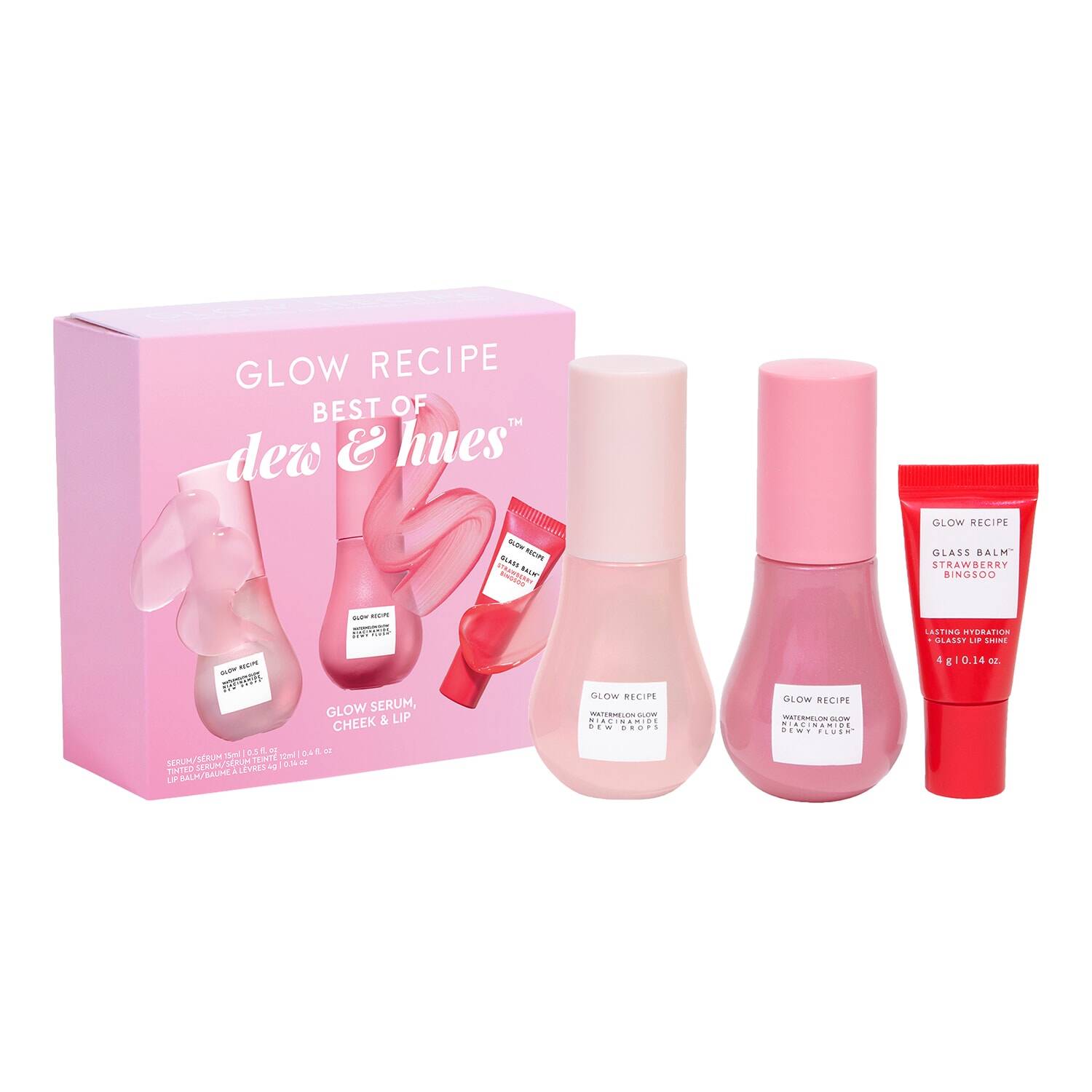 Glow Recipe Best of Dew & Hues™ Complexion + Cheek + Lip Set | SEPHORA UK