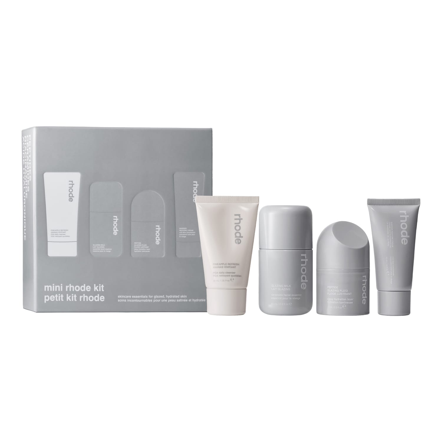 rhode Mini Rhode Kit Glazed Skincare Essentials | SEPHORA UK