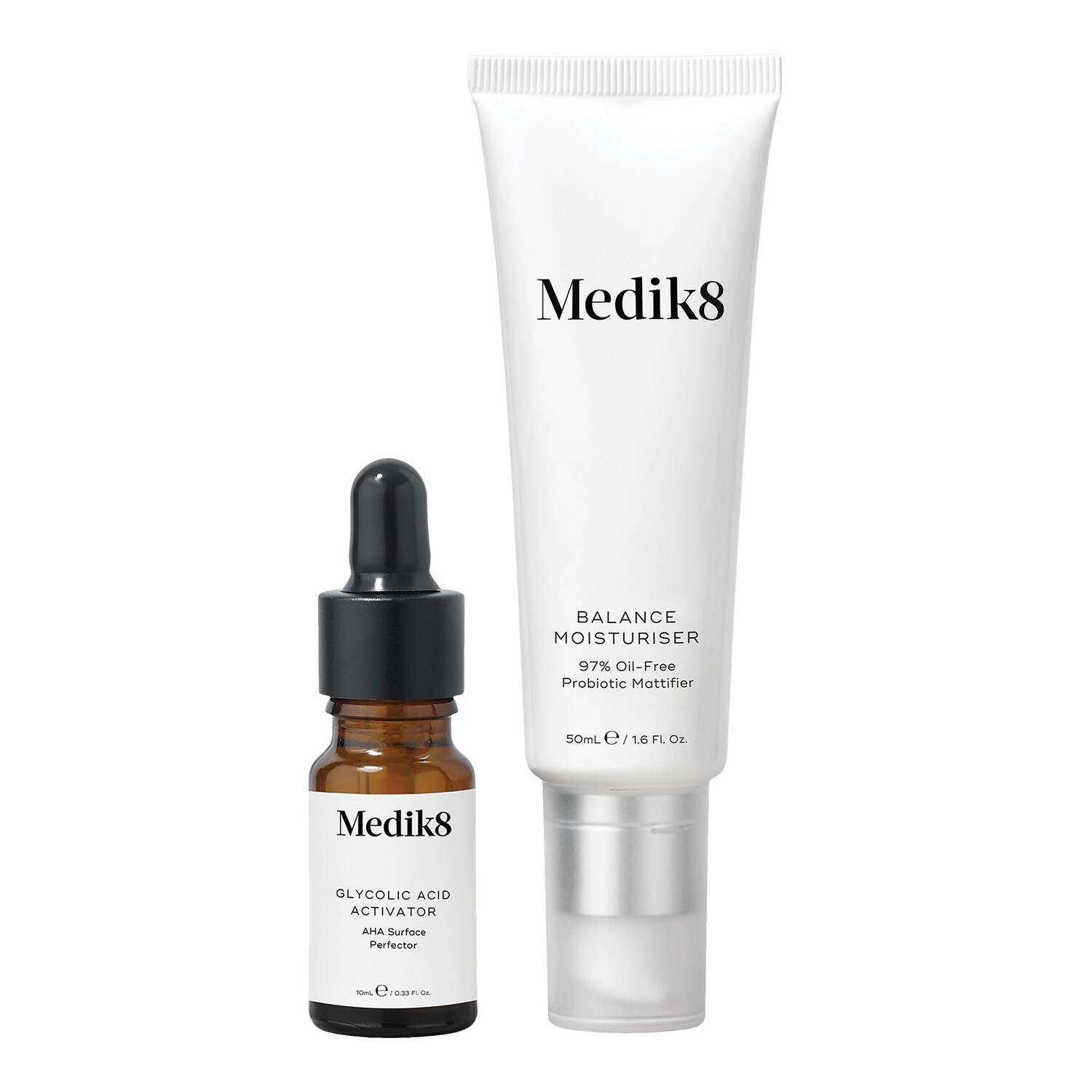 Medik8 Balance Moisturiser with Glycolic Acid Activator 50ml | SEPHORA UK