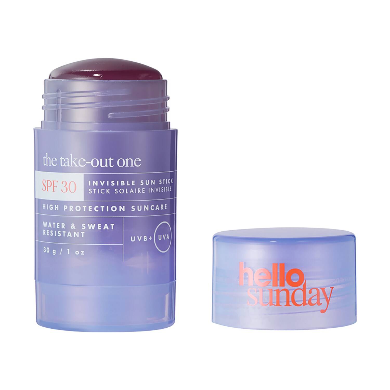 HELLO SUNDAY The Take-Out One Invisible Sun Stick SPF30 30g | SEPHORA UK