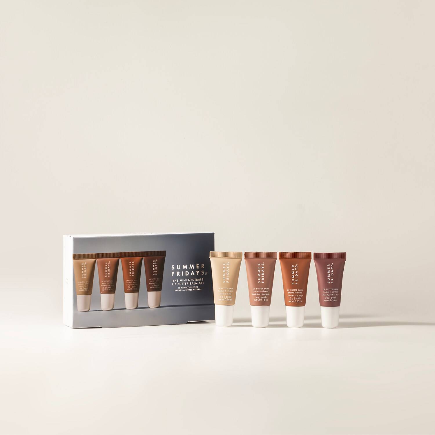 SUMMER FRIDAYS The Mini Neutrals Lip Butter Balm | SEPHORA UK