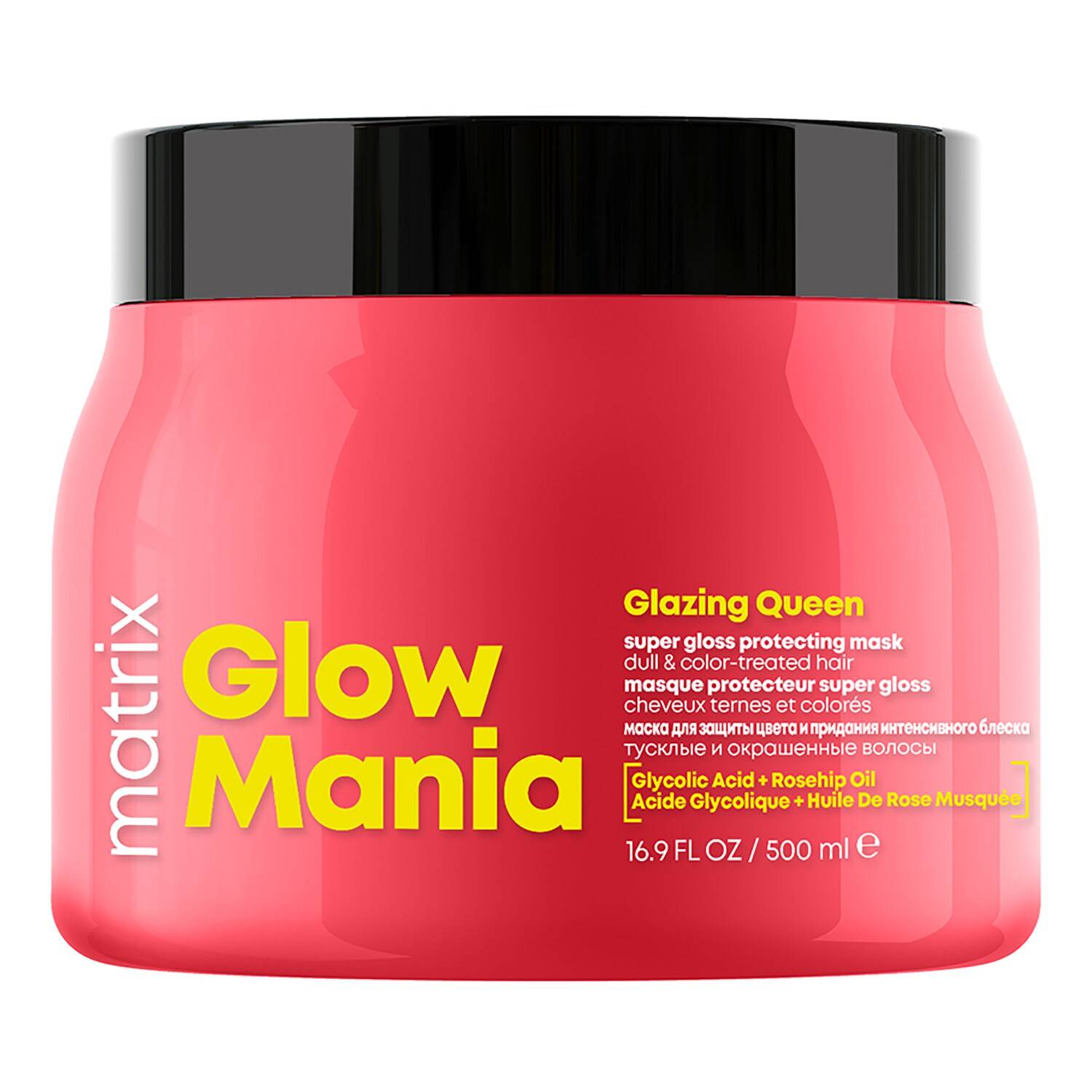 MATRIX Glow Mania Glazing Queen Super Gloss Protecting Hair Mask 500ml ...